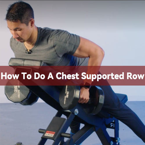 chest supported row technique