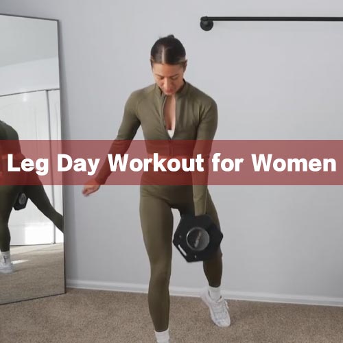 Leg Day Workout Women: Only One Dumbbell is Needed
