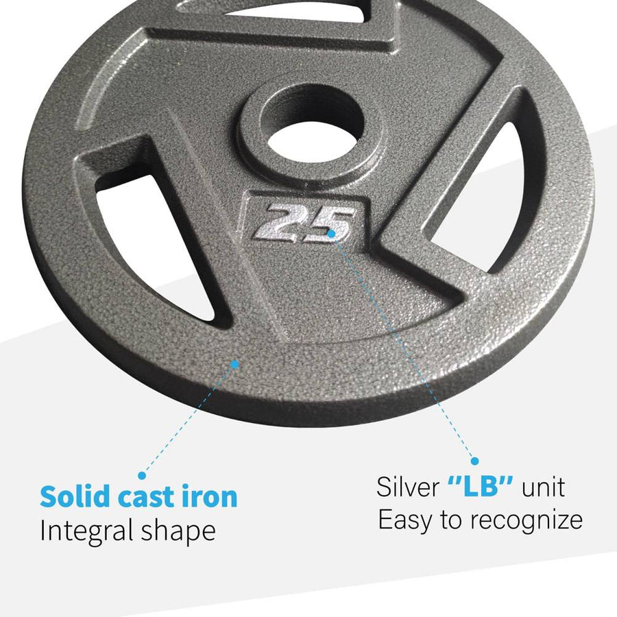 2" Olympic iron grip plates IFAST